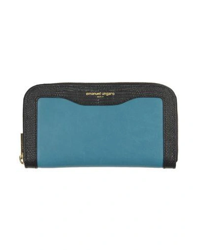Emanuel Ungaro Wallet In Deep Jade | ModeSens
