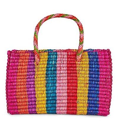 Pitusa Pinata Straw Tote Bag In Multi | ModeSens