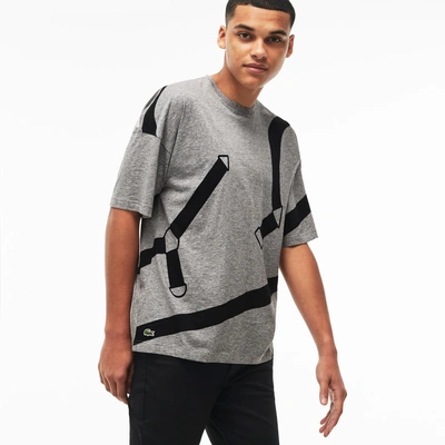 Lacoste Men's Live Crew Neck Graphic Print Cotton Jersey T-shirt ...