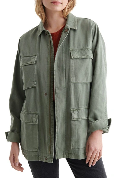 Lucky Brand Women's Line Up Military Inspired Jacket In Green | ModeSens