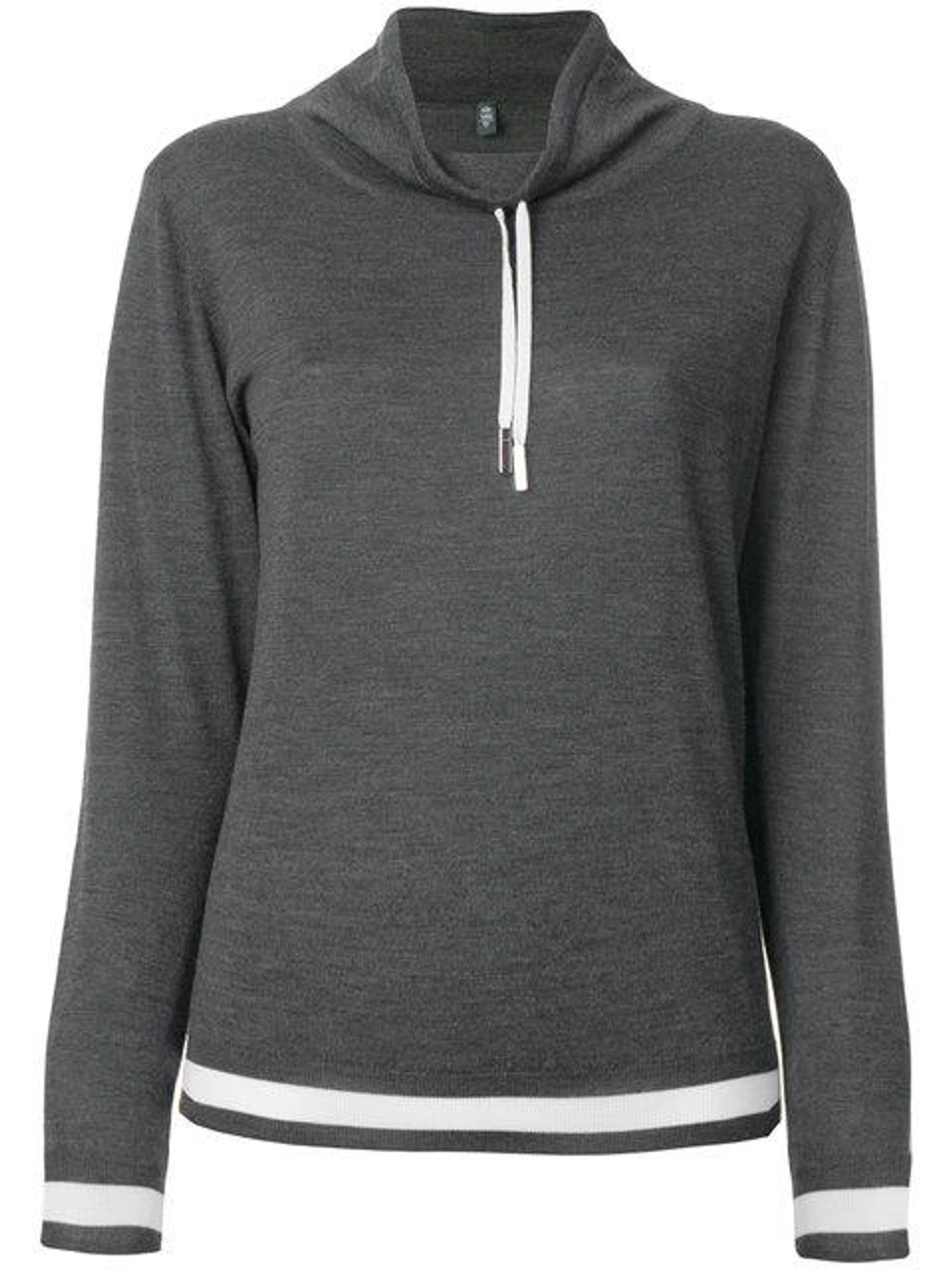 Eleventy Drawstring Collar Sweater | ModeSens