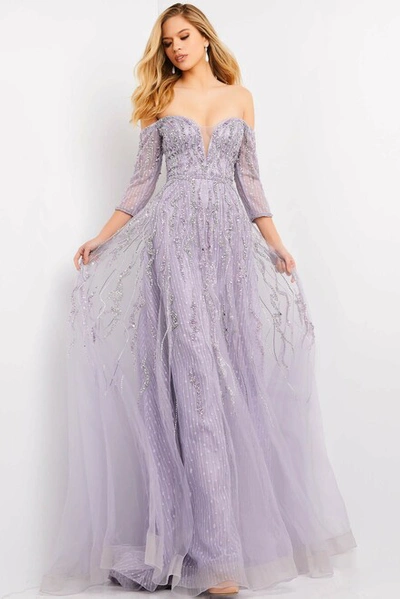Jovani Off The Shoulder Evening Gown | ModeSens