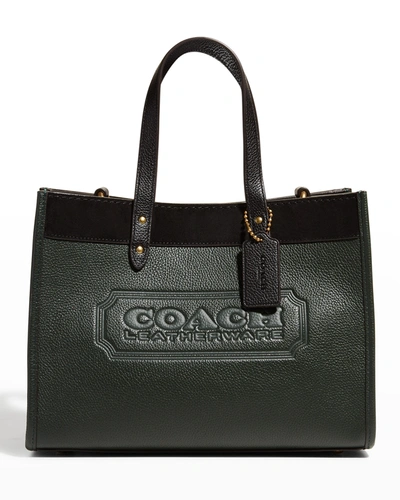 Coach Women's Field Tote 30 In Colorblock With Badge In Multicolor ...