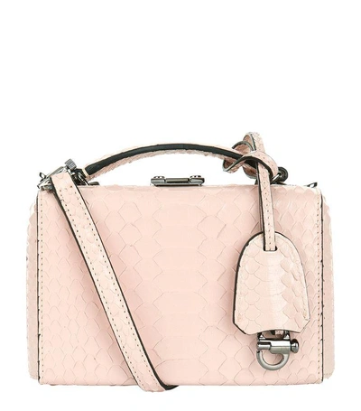 Mark Cross Mini Grace Python Box Bag | ModeSens