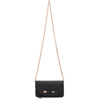 Mackage Mini Zoey Leather Crossbody Bag - Black In Ink/rose Gold | ModeSens