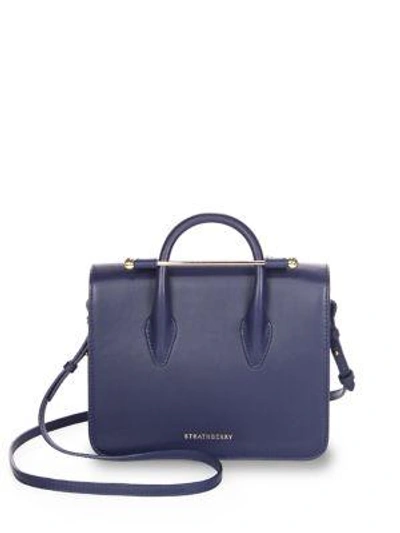 Strathberry Mc Mini Tote In Navy | ModeSens