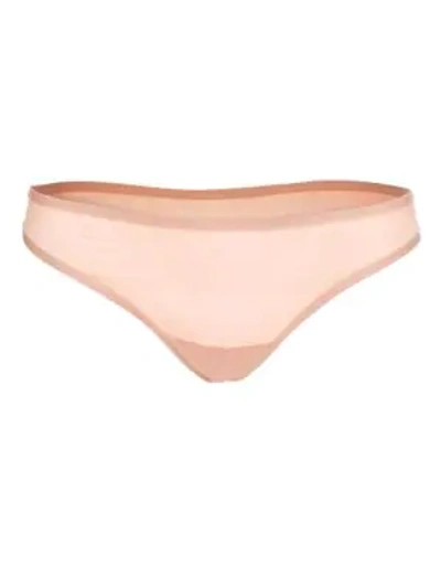 Wolford Sheer Touch String Bikini Briefs In Rosepowder Modesens