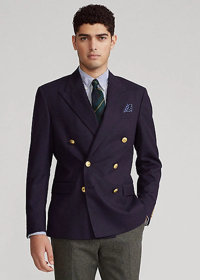 Ralph Lauren The Iconic Doeskin Blazer In Navy Mb | ModeSens