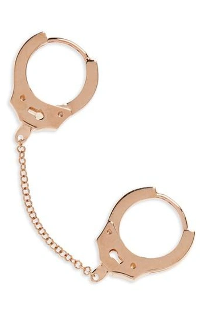 Maria Tash 8mm Medium Chain Handcuff Clickers In Rose Gold | ModeSens