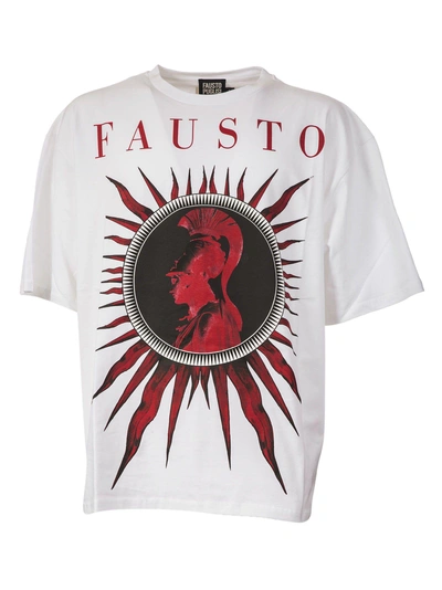 Fausto Puglisi Printed T-shirt In Bianco | ModeSens