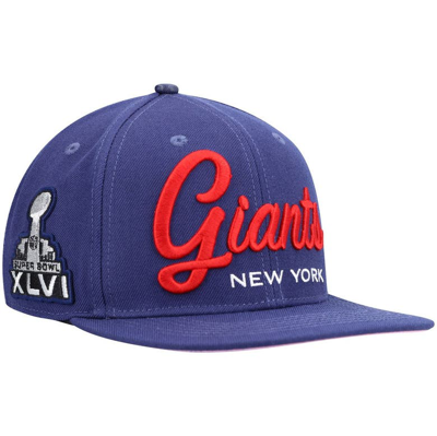 Pro Standard Men's Navy New York Giants Xlvi Super Bowl Champions ...