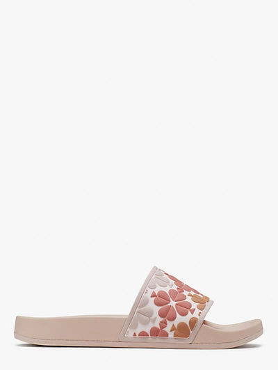 Kate Spade Women's Olympia Logo Pool Slides In Multi/pale Dogwood ...