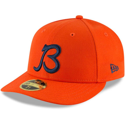 New Era Orange Chicago Bears Alternate Logo Omaha Low Profile 59fifty ...