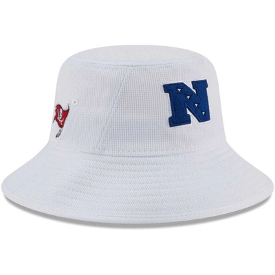 New Era Men's White Tampa Bay Buccaneers Nfc Logo Pro Bowl Bucket Hat ...