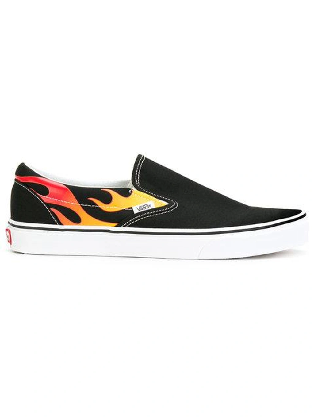 Vans Printed Flames Sneakers | ModeSens