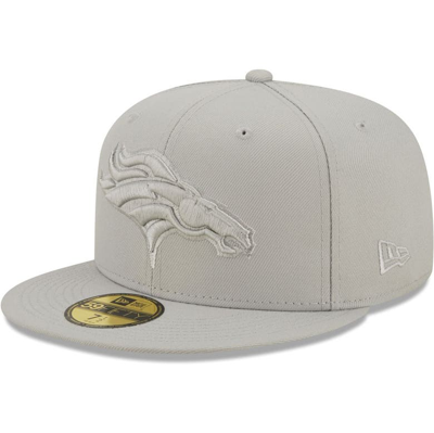 New Era Gray Denver Broncos Color Pack Ii 59fifty Fitted Hat | ModeSens