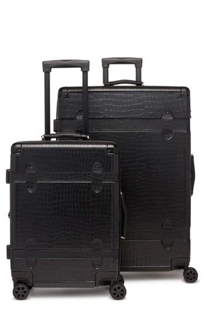 Calpak 20-inch & 28-inch Trunk Rolling Luggage Set In Noir | ModeSens