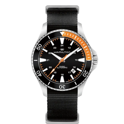 Hamilton Khaki Scuba Automatic Black Dial Mens Watch H82305331 | ModeSens