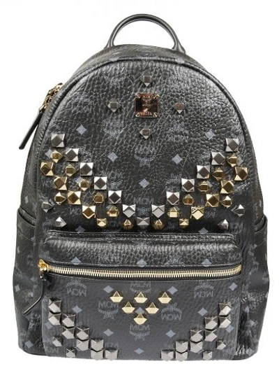 Mcm Studded Backpack In Black | ModeSens