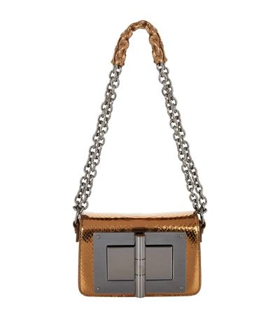 Tom Ford Small Natalia Python Chain Shoulder Bag | ModeSens
