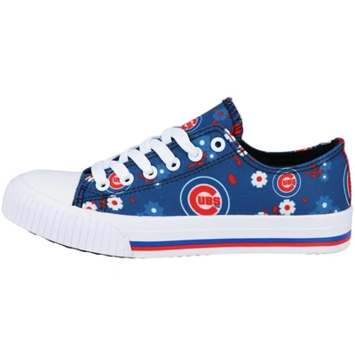 Foco Royal Chicago Cubs Flower Canvas Allover Shoes | ModeSens