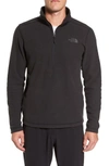 The North Face Texture Cap Rock Quarter Zip Fleece Jacket In Bracken ...