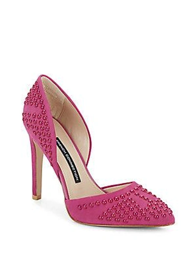 French Connection Maggie Studded Suede Pumps In South Beach | ModeSens