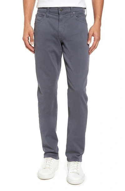 Paige Federal Slim Straight Leg Twill Pants In Moon Shade | ModeSens