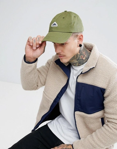Penfield Roxbury Twill Baseball Cap Logo In Olive - Green | ModeSens