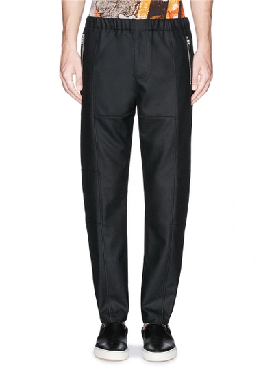 Givenchy Seam Piping Zip Cuff Jogging Pants | ModeSens