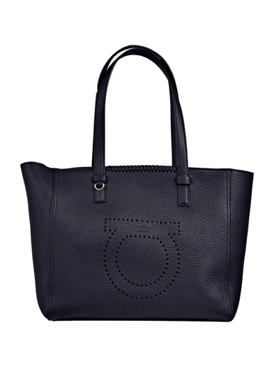 Ferragamo Marta Tote In Black | ModeSens