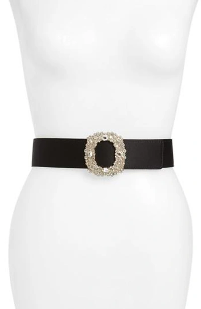 Kate Spade Crystal Pull-through Belt In Black | ModeSens