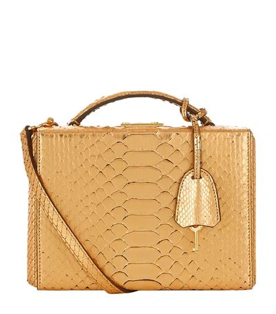 Mark Cross Small Python Grace Box Bag | ModeSens