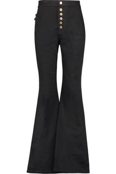 Ellery Woman High-rise Flared Jeans Black | ModeSens