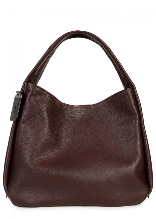 Coach Bandit Burgundy Leather Hobo Bag | ModeSens