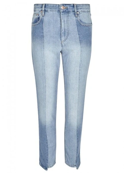 Isabel Marant Étoile Clancy Two-tone Cropped Jeans | ModeSens