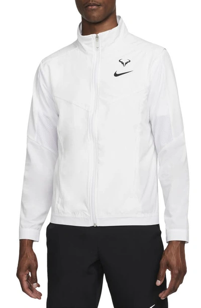 Nike Men's Court Dri-fit Rafa Tennis Jacket In White | ModeSens