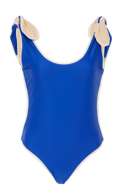 Paper London Riki Baker One Piece Swimsuit In Blue | ModeSens