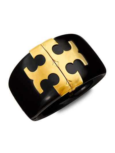 Tory Burch Women's Eleanor 18k-gold-plated & Acetate Bangle In Rolled ...