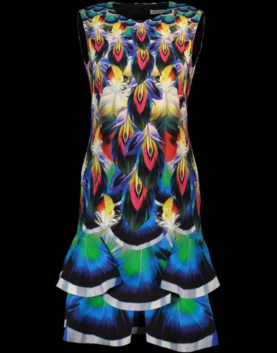 Mary Katrantzou Sandra Peacock-printed Dress | ModeSens