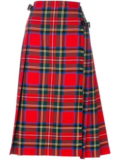 Christopher Kane Royal Stewart Tartan Midi Kilt | ModeSens