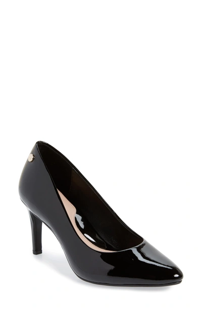 Taryn Rose Tamara Pump In Black Patent | ModeSens