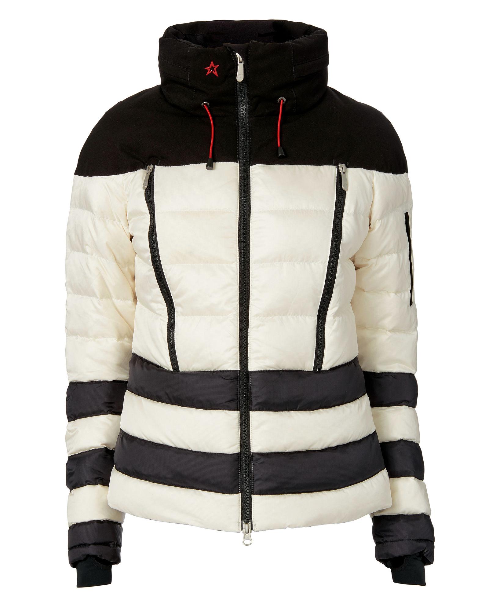 Perfect Moment Stripe Puffer Jacket | ModeSens