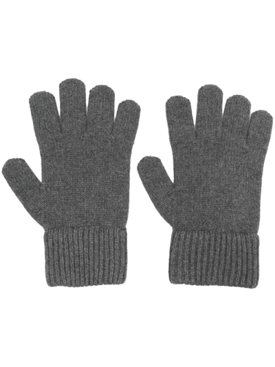 Alanui Logo-embellished Gloves In Grey | ModeSens