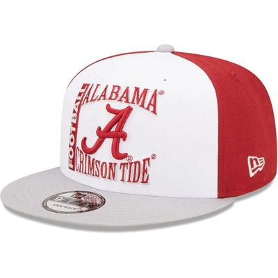 New Era Men's White And Crimson Alabama Crimson Tide Retro Sport 9fifty ...