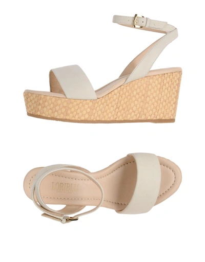 Loriblu Sandals In Beige | ModeSens