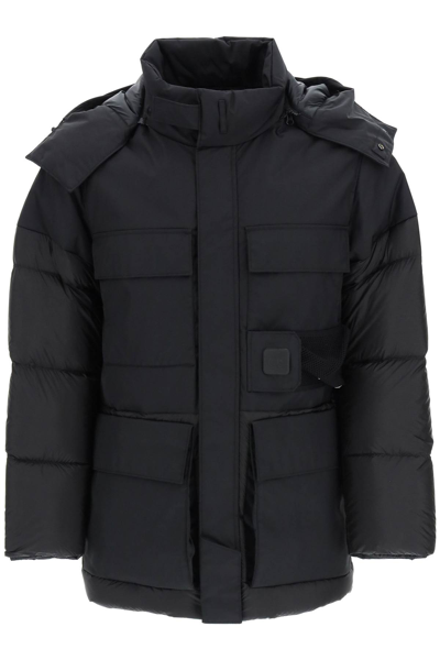 C.p. Company Cp Company Metropolis Serie Dynatec Mixed Down Jacket In Black | ModeSens