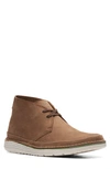 Clarks Men's Leather Chukka Boots In Oak Suede | ModeSens