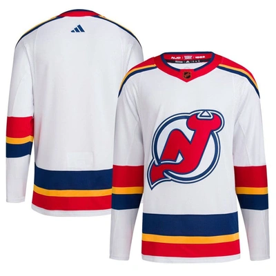 Adidas Originals Adidas White New Jersey Devils Reverse Retro 2.0 ...