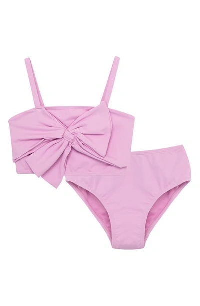 Habitual Girls' Beach Hut Two Piece Swimsuit - Big Kid In Pink | ModeSens